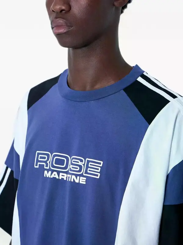 Martine Rose Logo-motif Panelled T-shirt