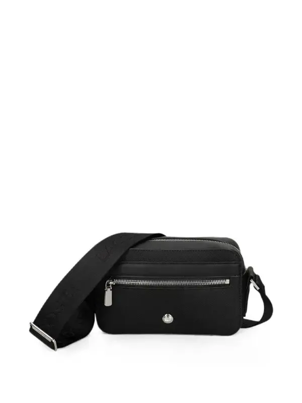 Lacoste Logo-strap Zip-up Messenger Bag