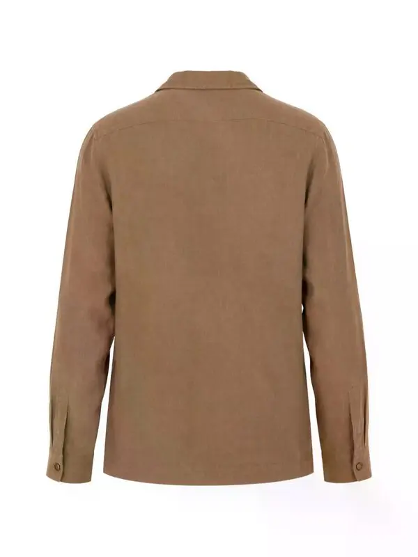 Boglioli Spread-collar Patch-pocket Shirt