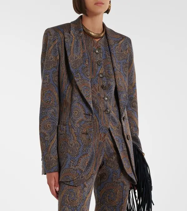 Etro Paisley Jacquard Vest