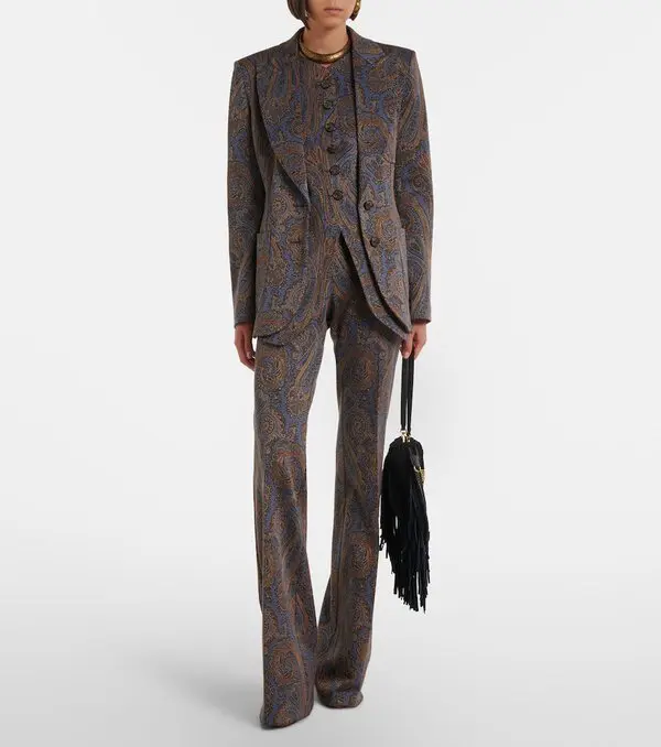Etro Paisley Jacquard Vest