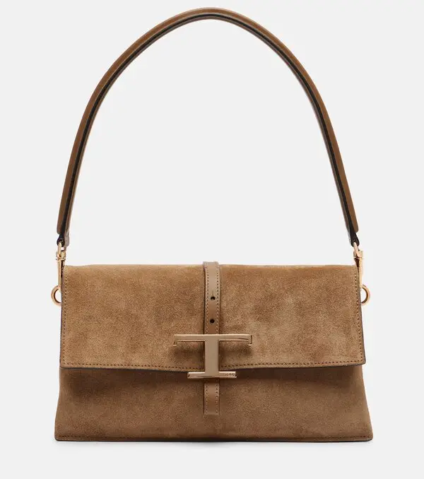 TOD'S Small Suede Shoulder Bag