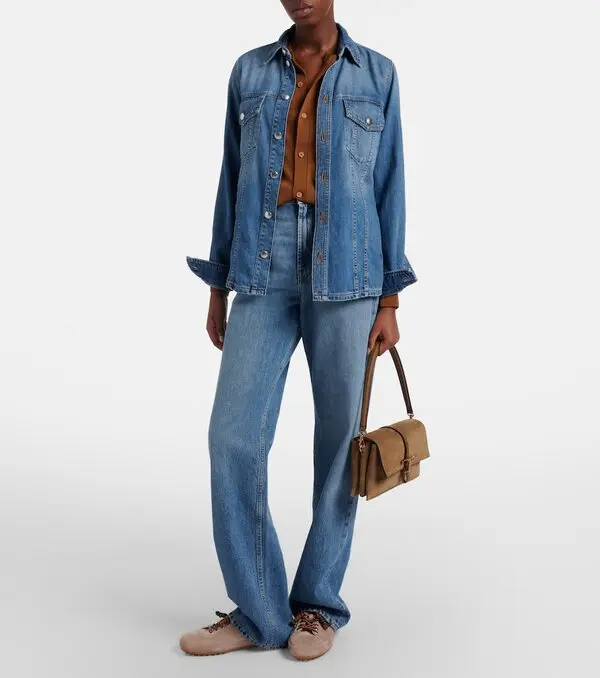 TOD'S Small Suede Shoulder Bag