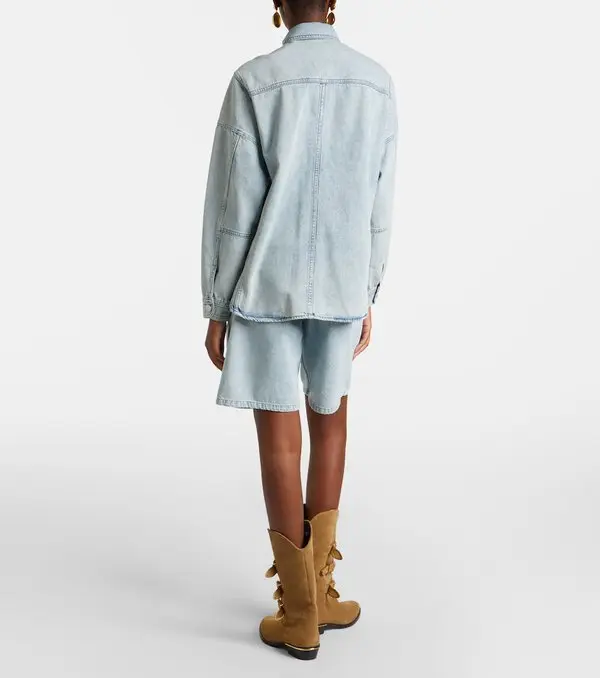 MARANT ETOILE Iselle Denim Shorts