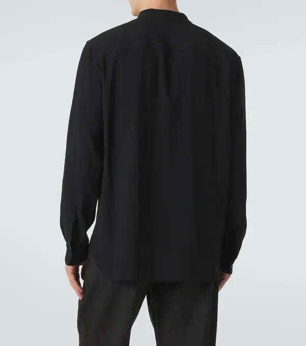 Rick Owens Island Draped Cady Shirt