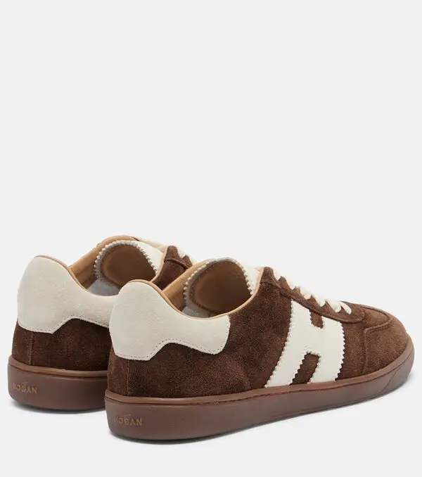 Hogan H647 Suede Sneakers - Brown