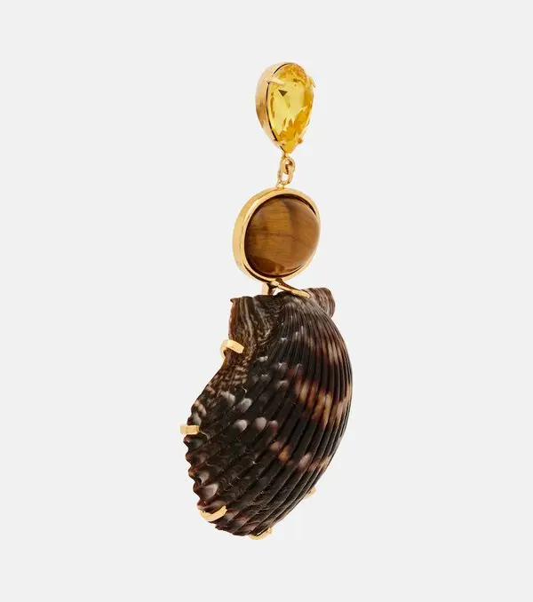 JENNIFER BEHR Augustine Crystal-embellished Drop Earrings