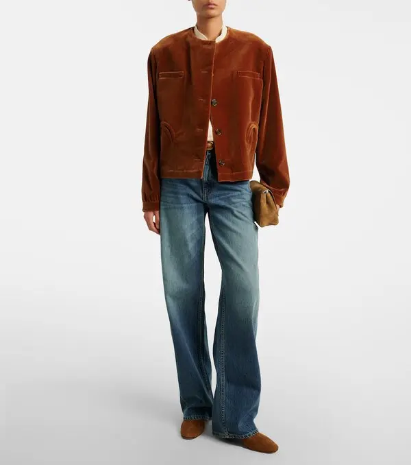 BLAZÉ MILANO Gliss Cotton Velvet Jacket