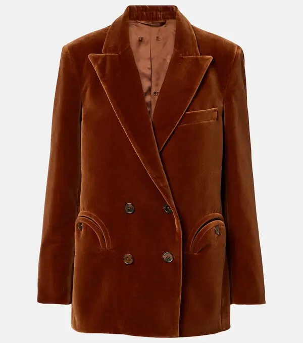 BLAZÉ MILANO Everynight Cotton Velvet Blazer