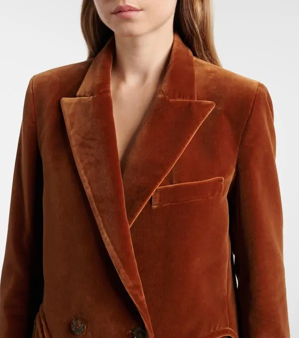 BLAZÉ MILANO Everynight Cotton Velvet Blazer