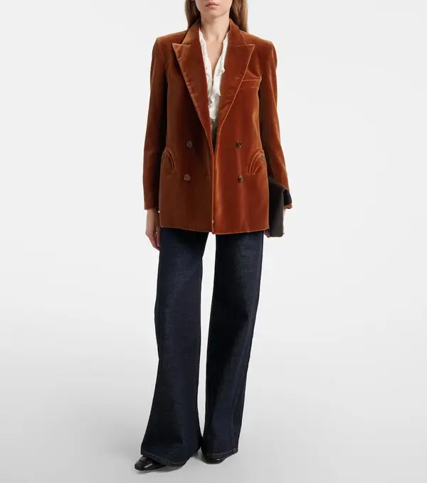 BLAZÉ MILANO Everynight Cotton Velvet Blazer