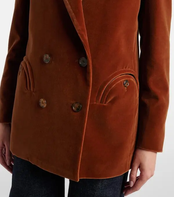 BLAZÉ MILANO Everynight Cotton Velvet Blazer