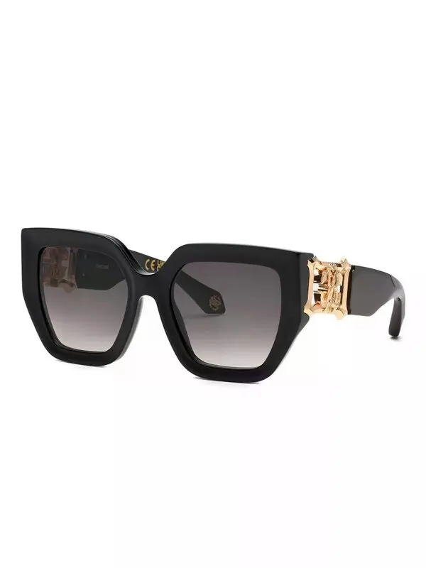 Roberto Cavalli Mirror Snake Collection Sunglasses - Black