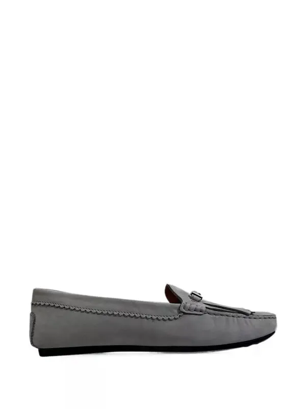 TOD'S Fringed Suede Loafers