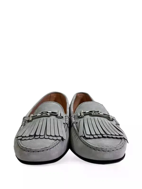 TOD'S Fringed Suede Loafers
