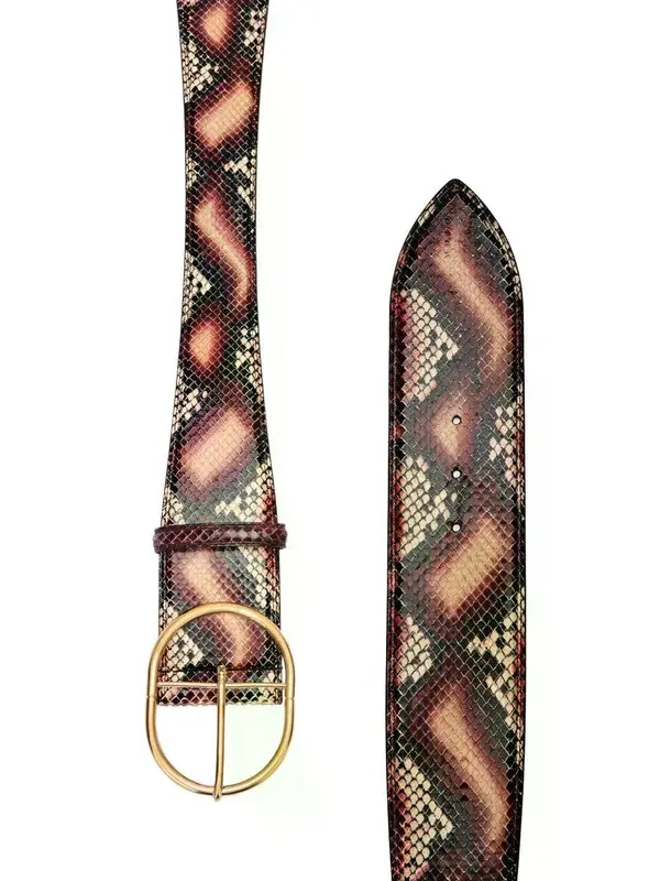 Roberto Cavalli Snake-effect Belt
