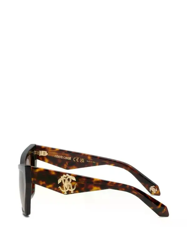 Roberto Cavalli Tortoiseshell-effect Cat-eye Sunglasses