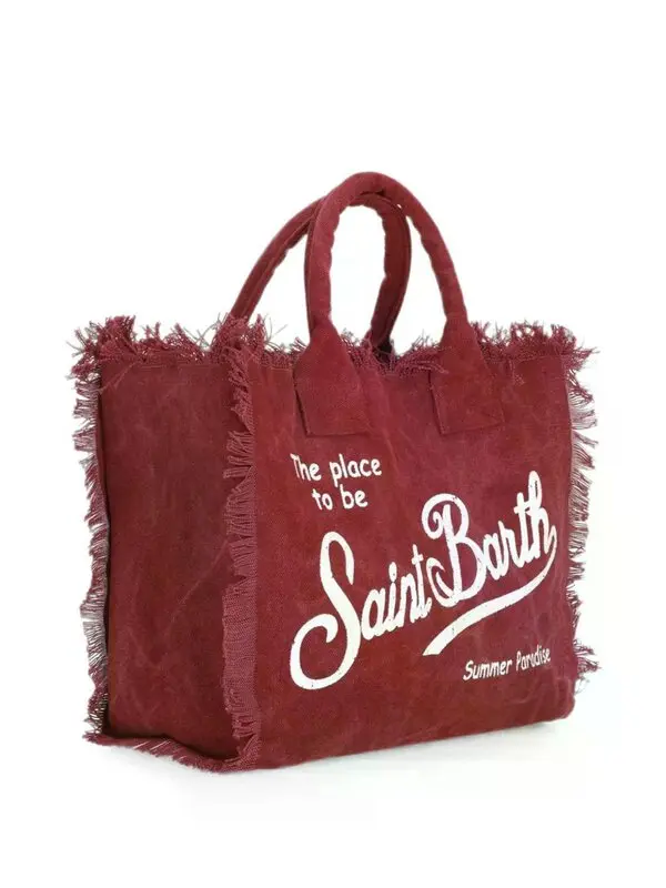 MC2 SAINT BARTH Fringed Vanity Tote Bag