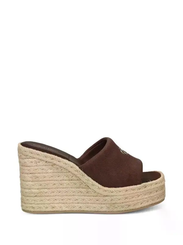 Calvin Klein Plaque Wedge Espadrilles