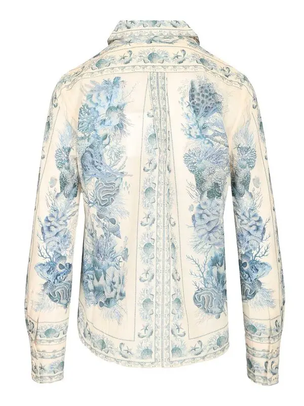 Zimmermann Wanderlust Printed Cotton Shirt