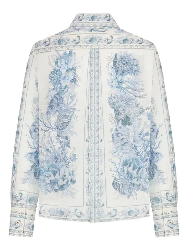 Zimmermann Wanderlust Printed Cotton Shirt