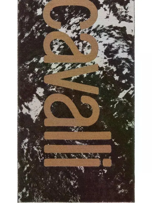 Roberto Cavalli Appaloosa Logo Scarf