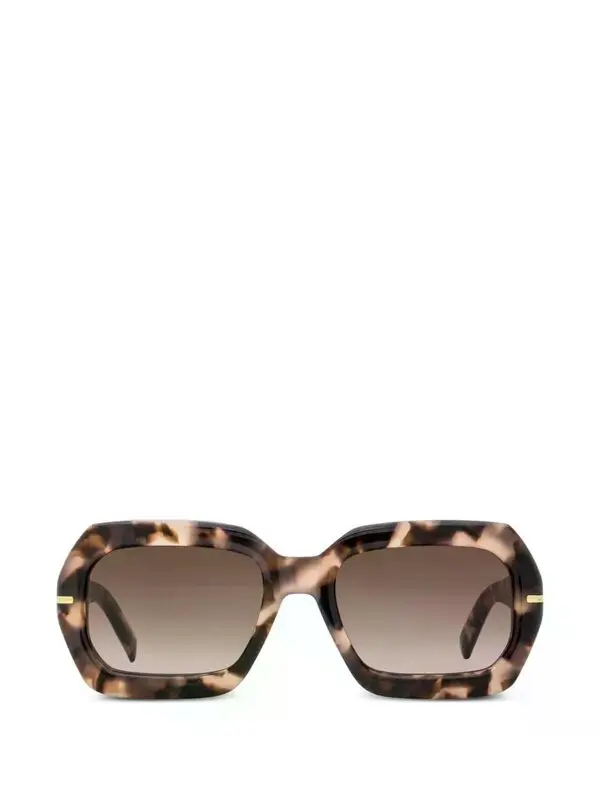 BOSS Geometric Frame Sunglasses