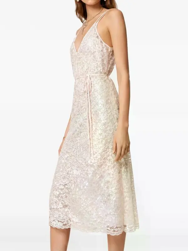 TWINSET Sequin-embellished Lace Dress