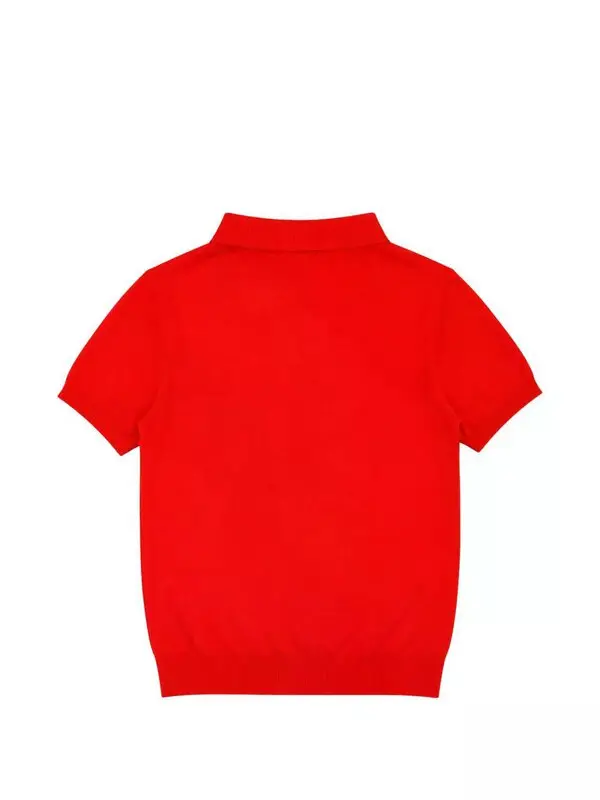 HERITAGE Fine-knit Short-sleeve Polo Shirt