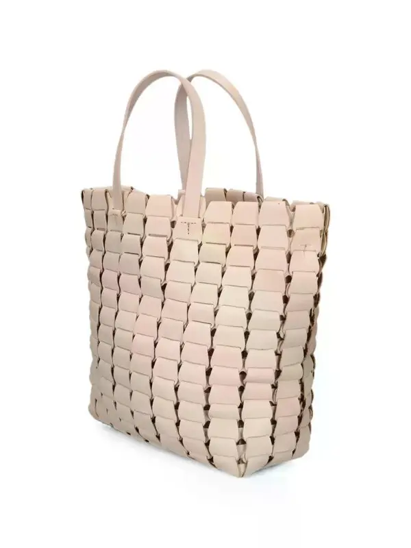 Dragon Diffusion Woven Leather Tote Bag