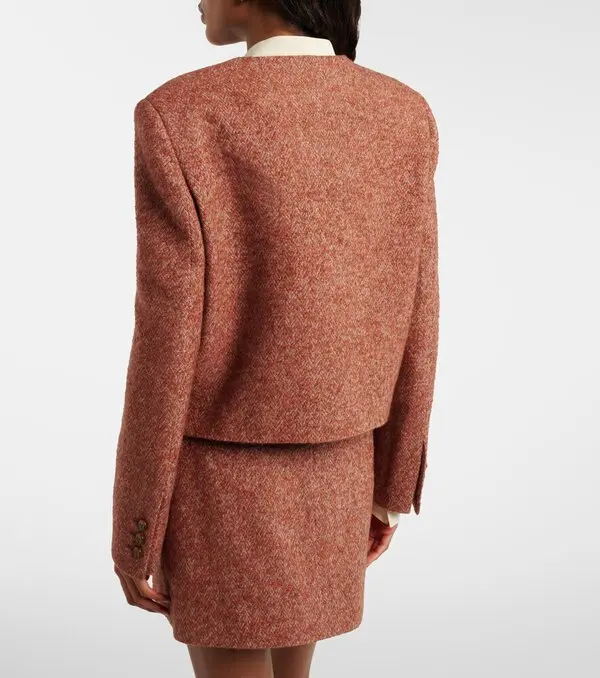 BLAZÉ MILANO Shamo Tweed Jacket - Red