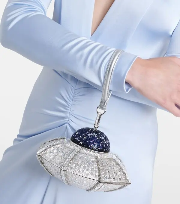 Judith Leiber Ufo Crystal-embellished Clutch
