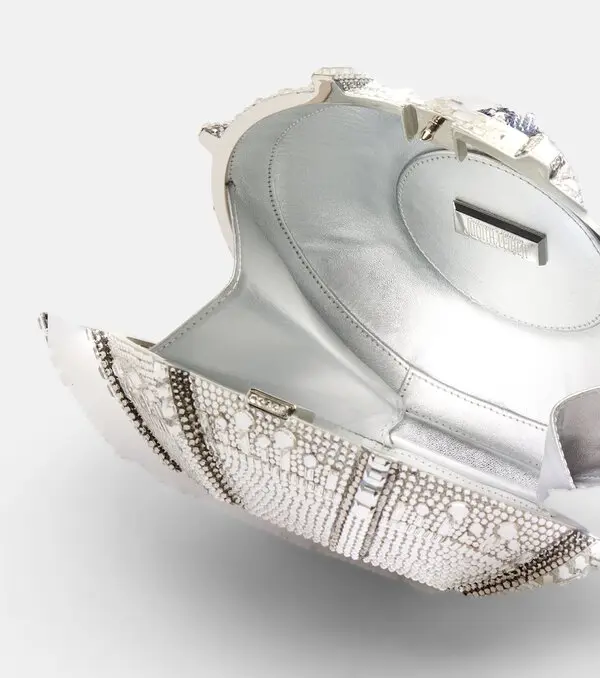 Judith Leiber Ufo Crystal-embellished Clutch