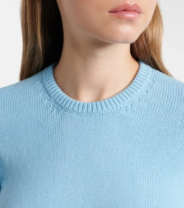 JW Anderson Embroidered Cotton Sweater