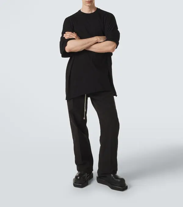 Rick Owens Tommy Oversized Cotton Jersey T-shirt