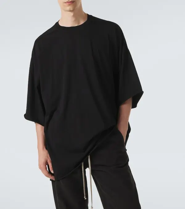 Rick Owens Tommy Oversized Cotton Jersey T-shirt