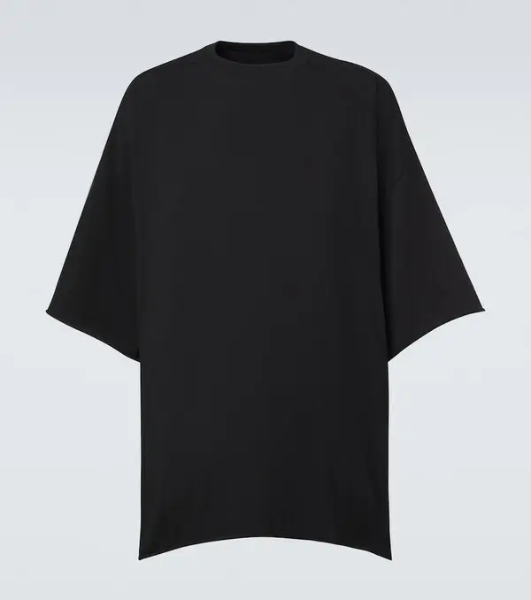Rick Owens Tommy Oversized Cotton Jersey T-shirt - Black