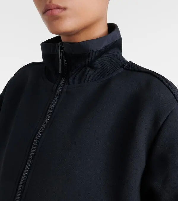 Sacai Paneled Zip-up Sweatshirt