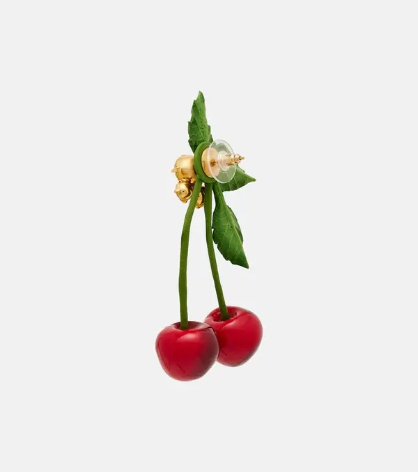 JENNIFER BEHR Maraschino Embellished Drop Earrings