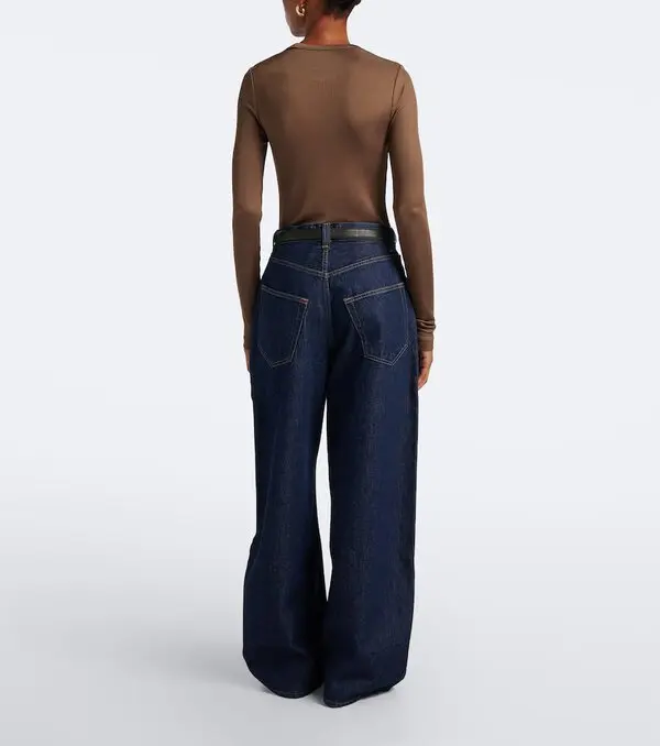 AGOLDE Rounded Baggy Wide-leg Jeans