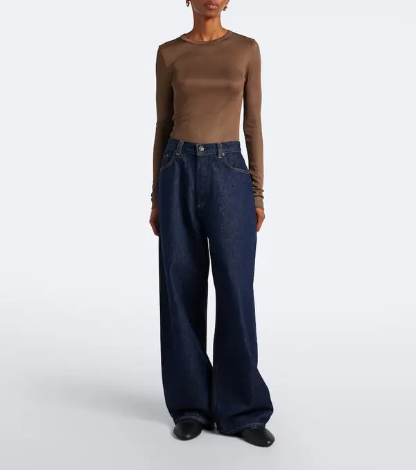 AGOLDE Rounded Baggy Wide-leg Jeans