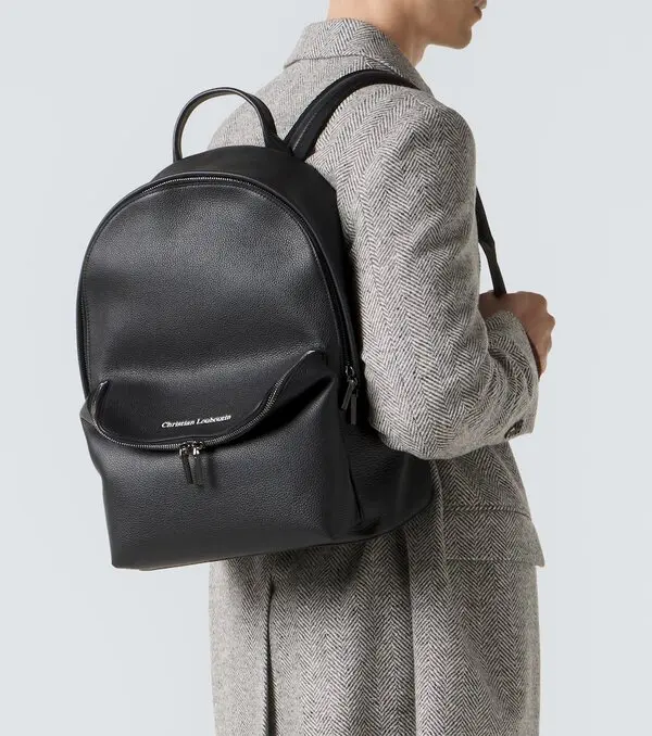 CHRISTIAN LOUBOUTIN Stoic Leather Backpack