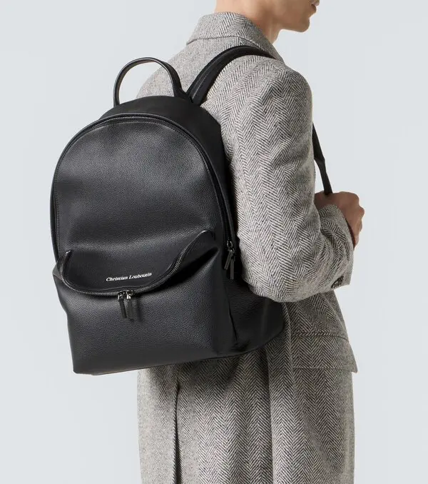 CHRISTIAN LOUBOUTIN Stoic Leather Backpack