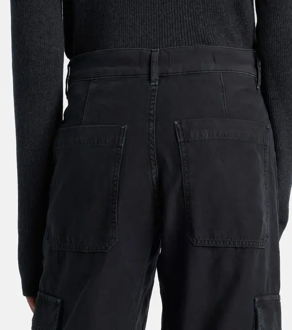 Citizens Of Humanity Cropped Cargo Jeans In Washed