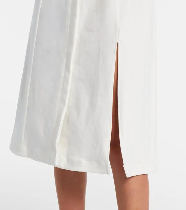 Altuzarra Kiera Denim Shirt Dress - White