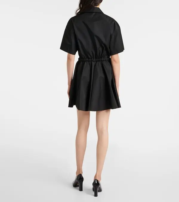 Prada Re-nylon Mini Dress - Black