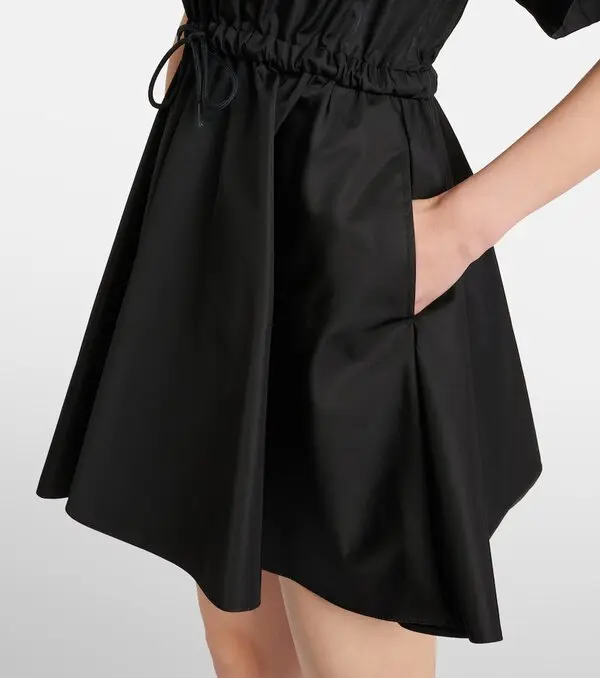 Prada Re-nylon Mini Dress - Black