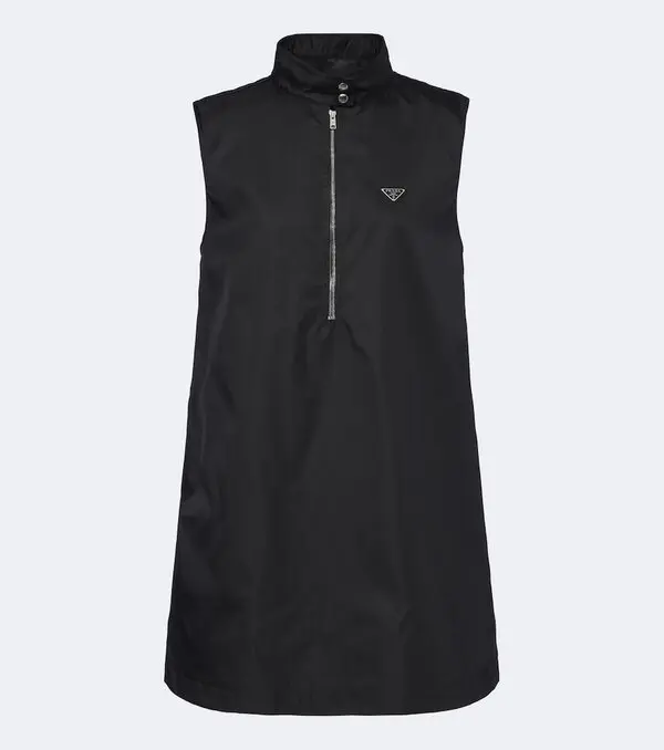 Prada Re-nylon Minidress - Black