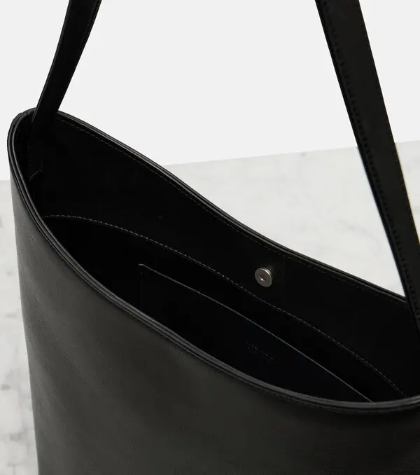 THE ROW Alma Medium Leather Shoulder Bag