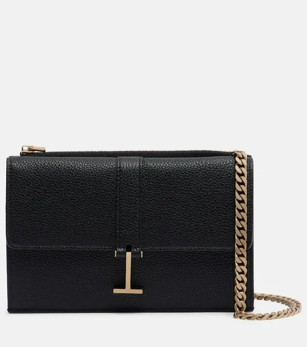 TOM FORD Kara Mini Leather Shoulder Bag - Black